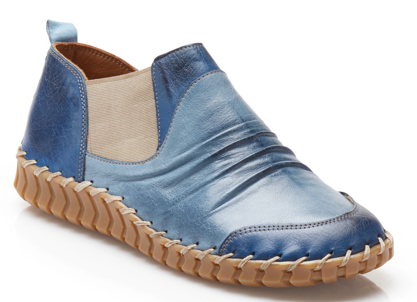 Gemini Bootie mit seitlichen Elastikeinsätzen - JEANS