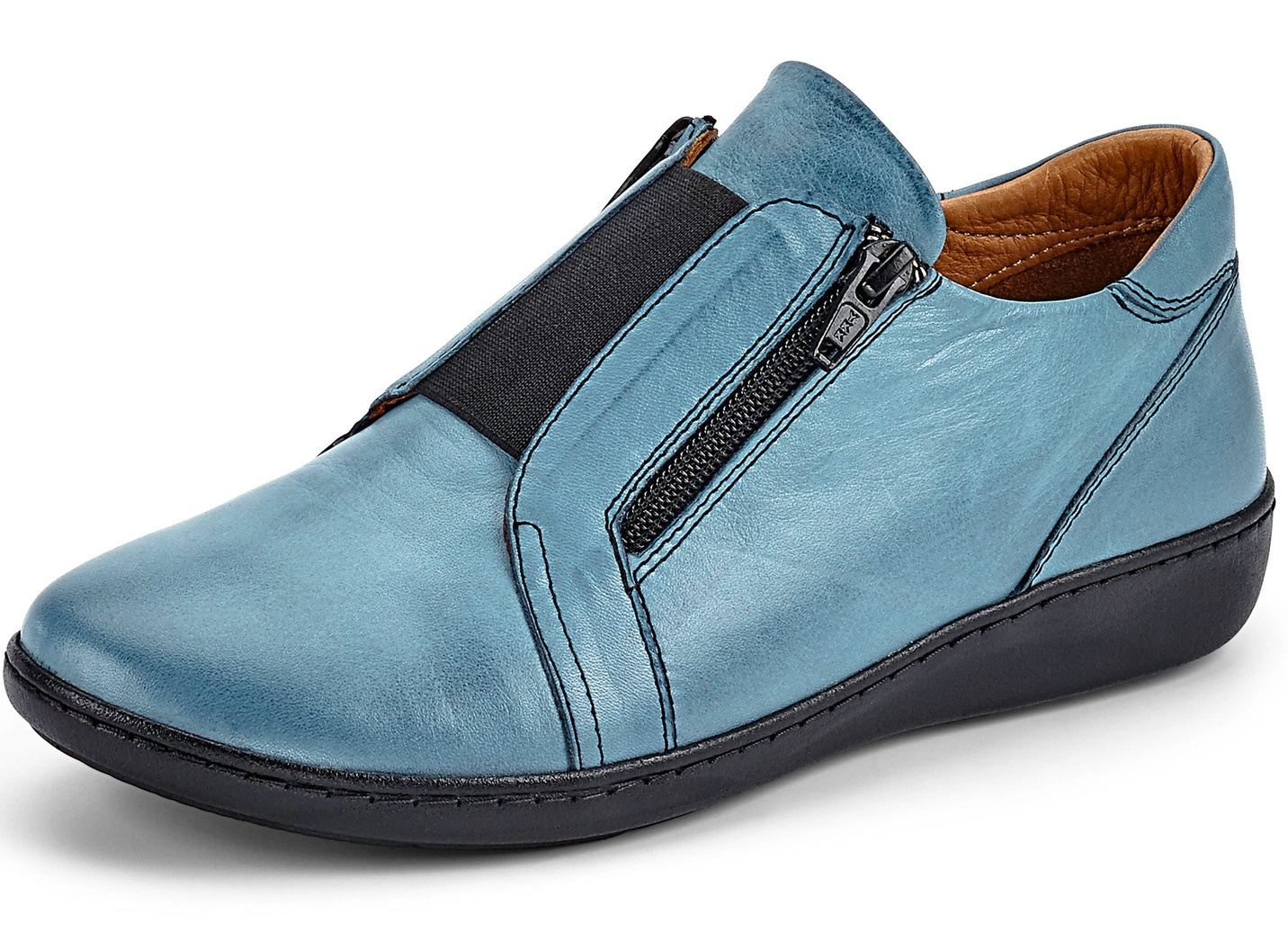 Gemini Slipper mit praktischem Gummizug - JEANSBLEU